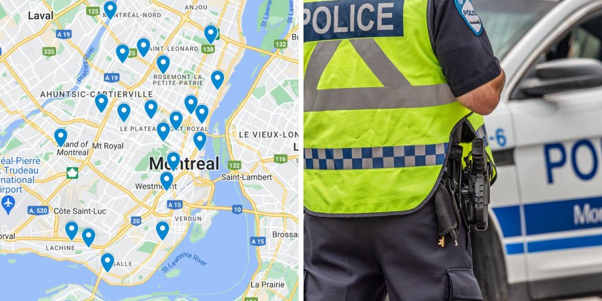 Este mapa muestra la ubicación y los detalles de cada asesinato en ...