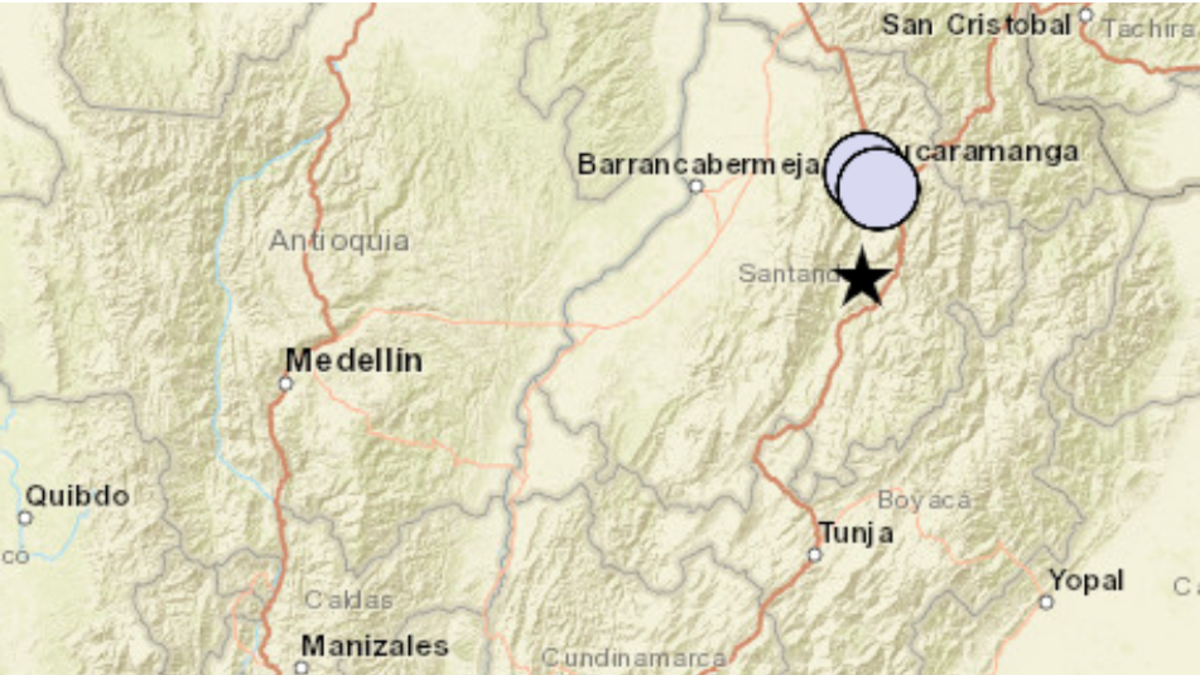 Temblor hoy en Colombia | Servicio Geológico Colombiano reportó sismo ...